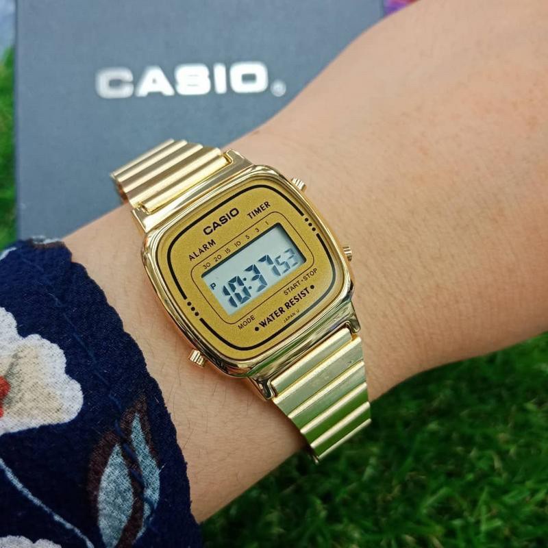 DIGITAL FASHION CASIO classic B650/A500/A168/La680 🔥Promosi Rose Gold ...