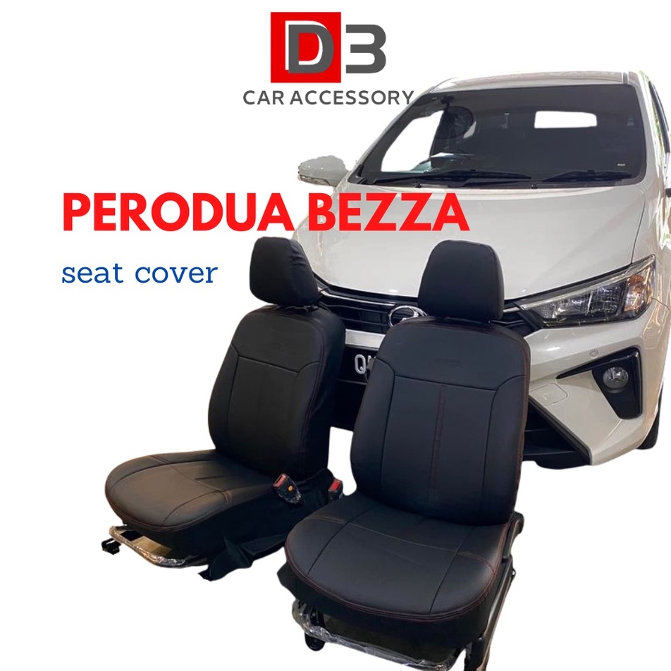 Bezza Car Seat Cover PU Leather – Sporty & Waterproof Sarung Kerusi ...
