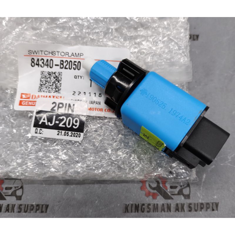 PERODUA AXIA BEEZA 1.0 ORIGINAL STOP LAMP SWITCH /BRAKE SWITCH (84340 ...