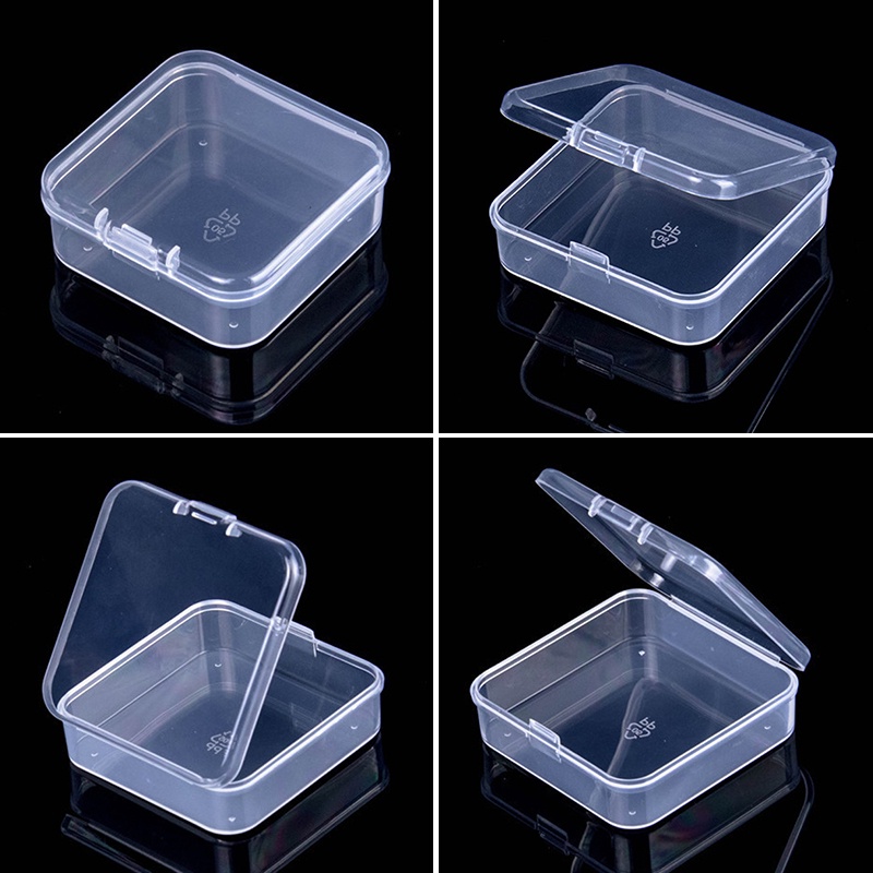 Convenient Translucent Packaging Box Square Plastic Storage Waterproof ...