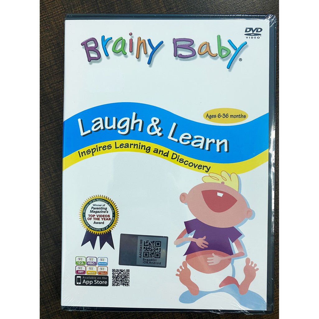 CHILDREN DVD BRAINY BABY LAUGH & LEARN *INSPIREES LEARNING AND ...