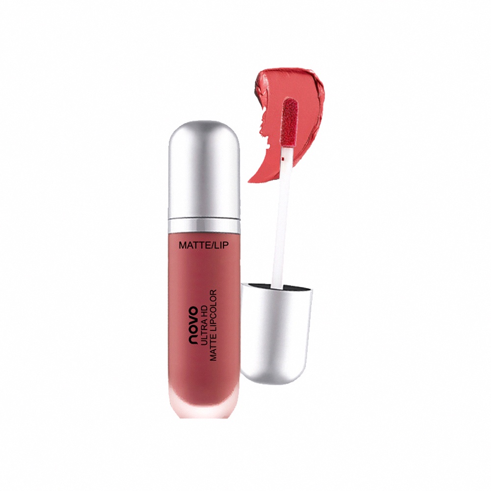 NOVO VELVET LIP ICE CREAM ULTRA HD MATTE LIP COLOR LIPSTICK PROTECTOR ...
