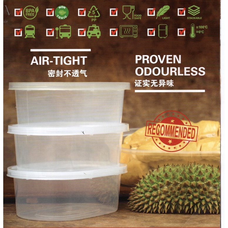 Air-Tight Durian Container MS D1600🔥Ready Stock🔥 | Shopee Malaysia