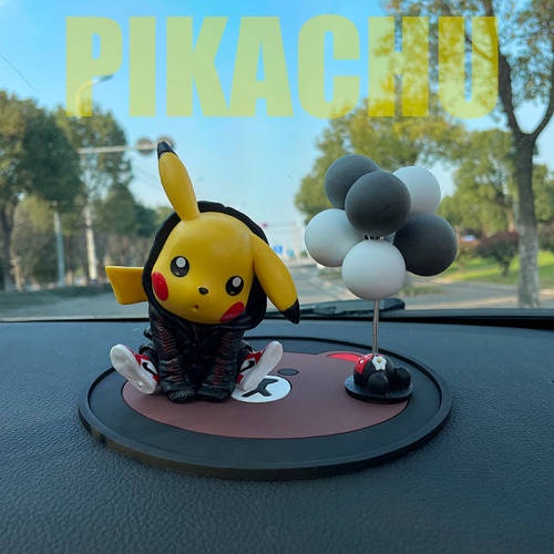 Pikachu Car Ornaments Cartoon Doll Personality Influencer Center ...