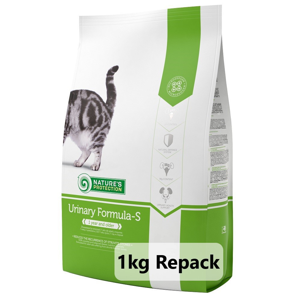 Nature's Protection Urinary Formula-S Adult Cat Food (1KG REPACK ...