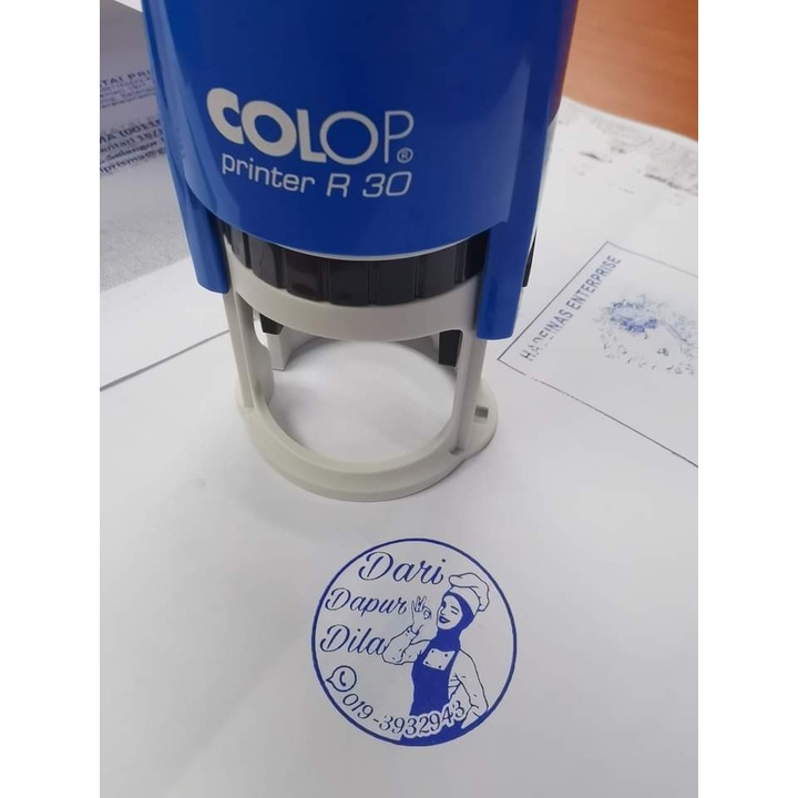 COLOP Self-Inking Round R24 R30 *SAME DAY DELIVERRY* (READY STOCK ...
