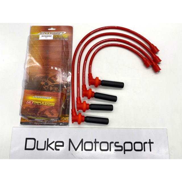 Arospeed Mitsubishi Evo123 Plug Cable 4G63 Triple Core 10.2mm Engine ...