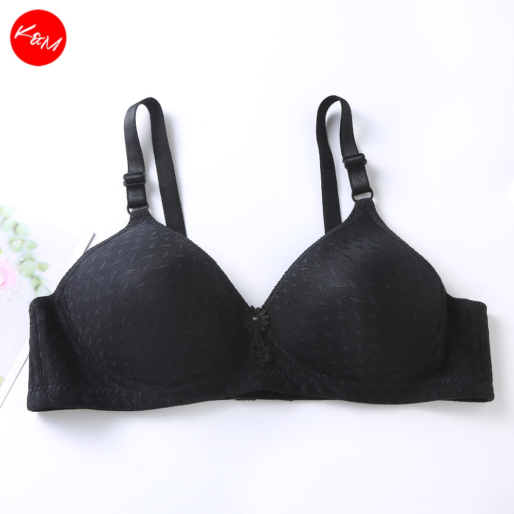 KM Women Abbie Plus Size 36-42 B Cup Non-Wired Bra Ready Stock Daily ...