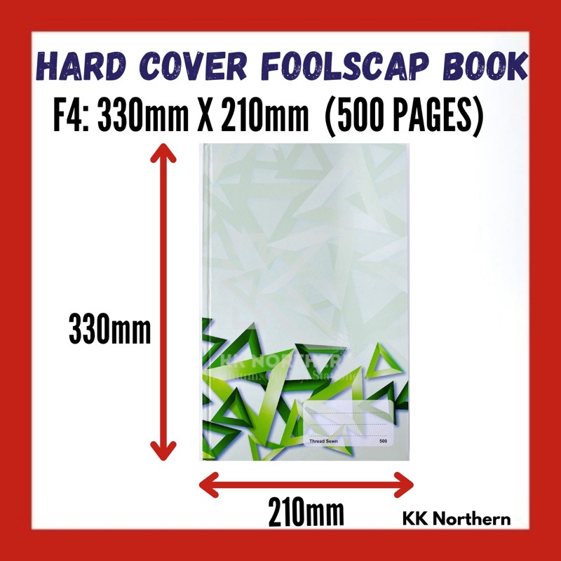 Sealion F4 Hard Cover Foolscap Book 120/ 200/ 300/ 400/ 500 pages ...