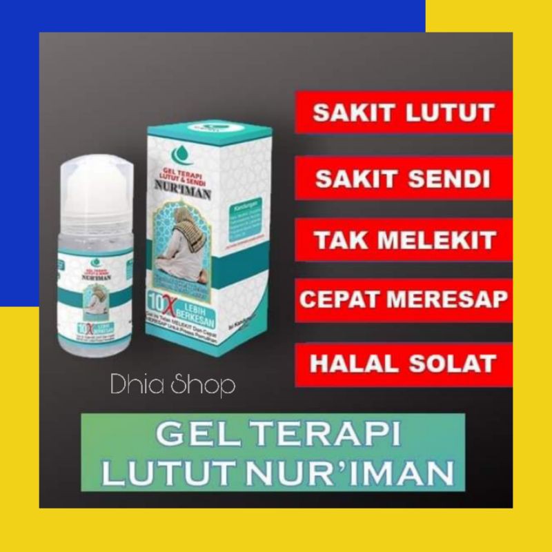 UBAT SAKIT LUTUT DAN SENDI GEL TERAPI LUTUT NURIMAN | Shopee Malaysia