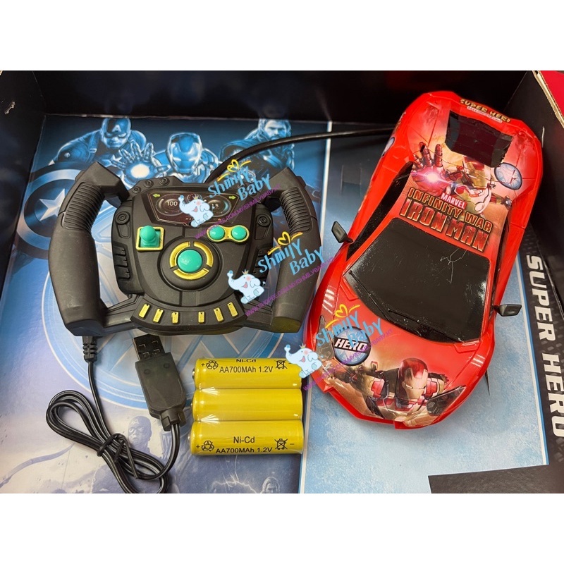 Spider-man Ironman Hulk Captain America Avengers Remote Control Car RC ...