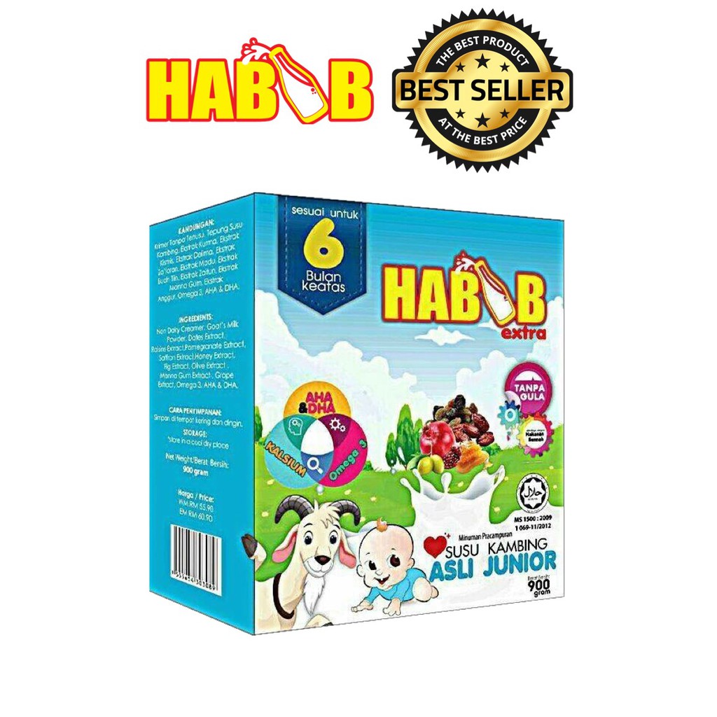 HABIB Susu Kambing Asli Junior 900g | Shopee Malaysia