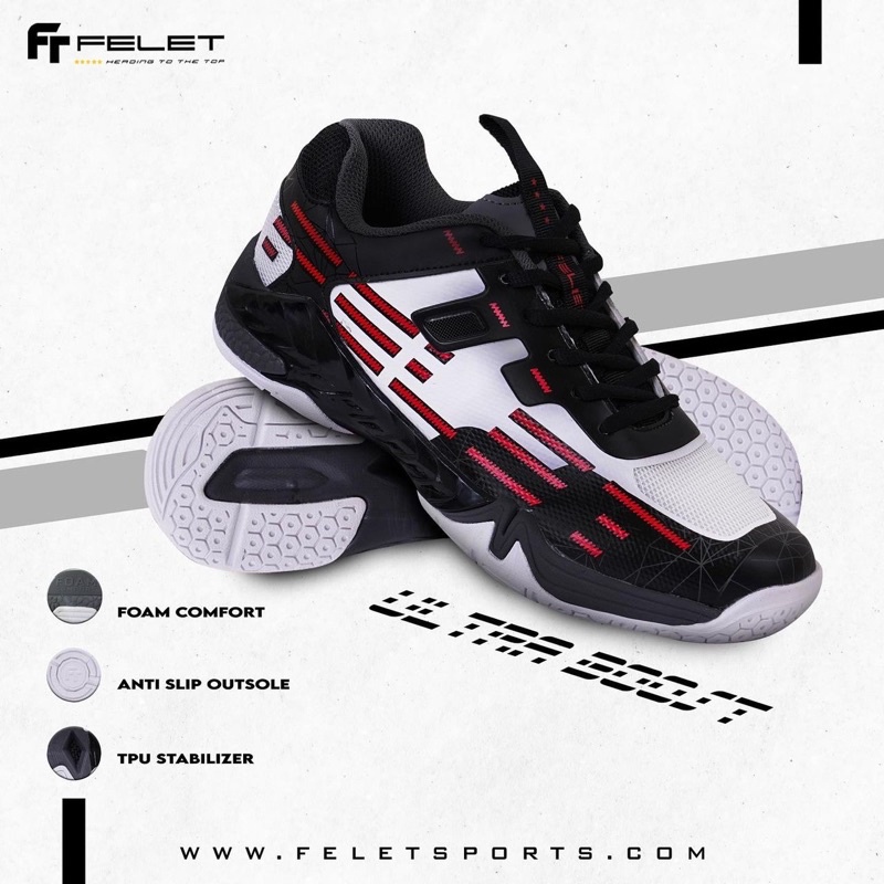 !!Ready Stock!! FELET Badminton Shoe Flying Pro Comfort Boost 1.0 (100% ...