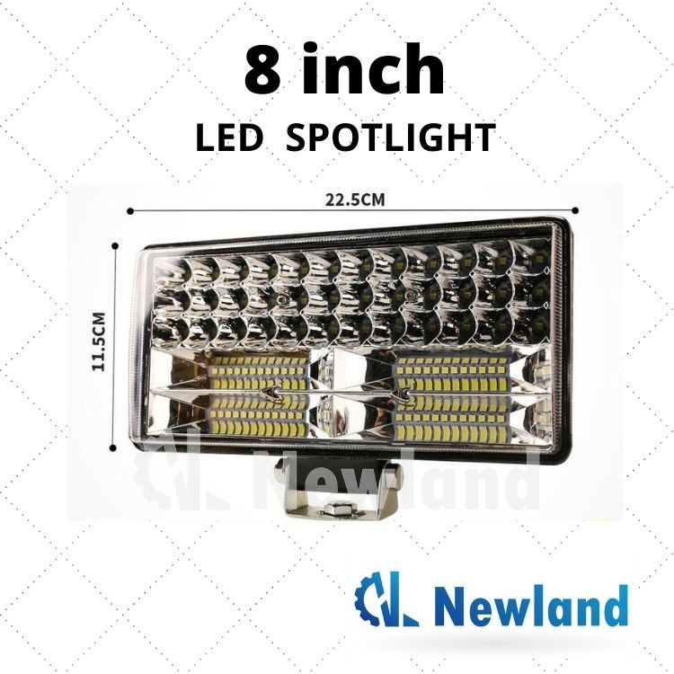 Rectangular LED Spotlight 8 inch (12V) | Shopee Malaysia