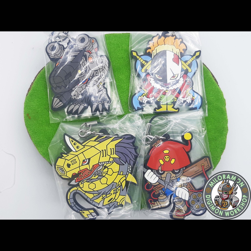 [DIGIMON][BANDAI] Genuine Keychain Gashapon Japan Rubber Strap Dark ...
