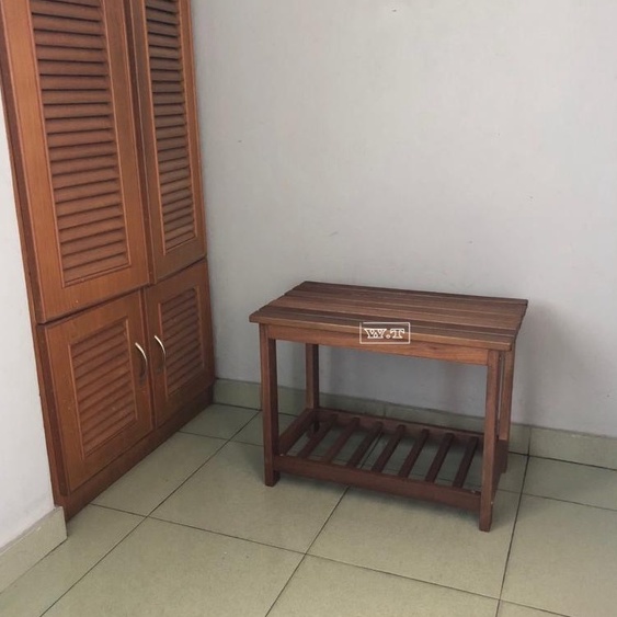 Shoe Bench - W.T / Bangku Kayu / Kerusi Panjang / Rak Kasut (Solid Wood ...