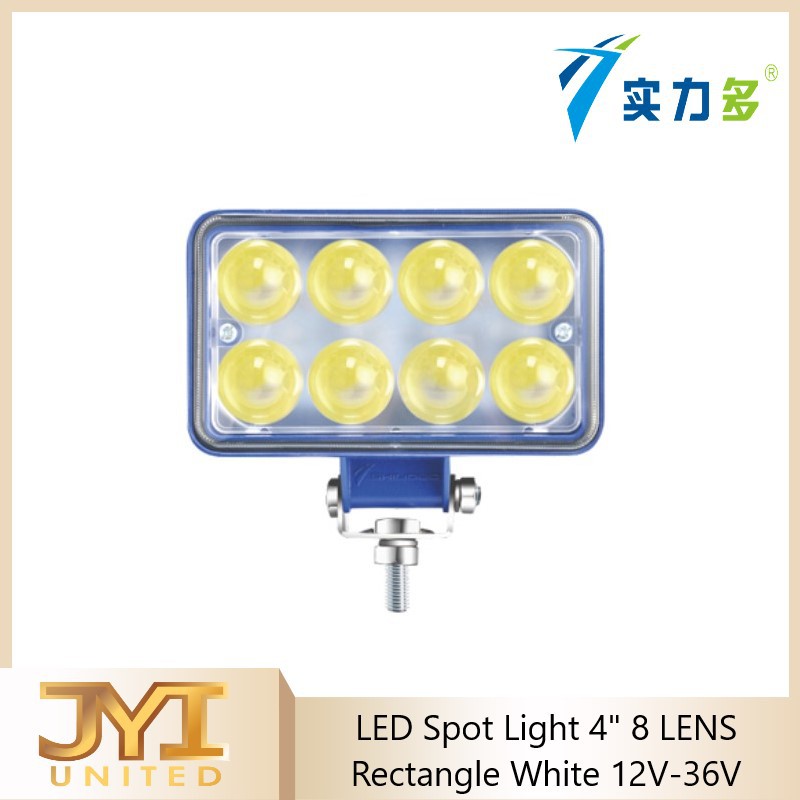 SHILIDUO LED Spot Light 4" 8 LENS Rectangle White / Yellow 12V-36V SD ...