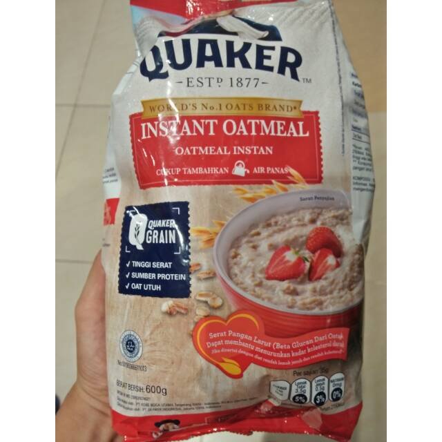 Quaker Oatmeal 600g | Shopee Malaysia