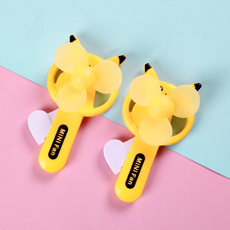 【READY STOCK】Cartoon mini hand pressure fan manual convenient and cute ...