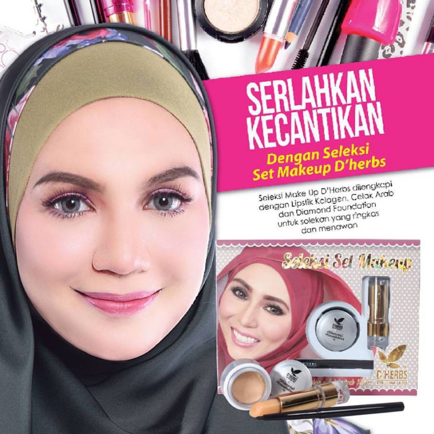 D'HERBS SELEKSI SET MAKEUP | Shopee Malaysia