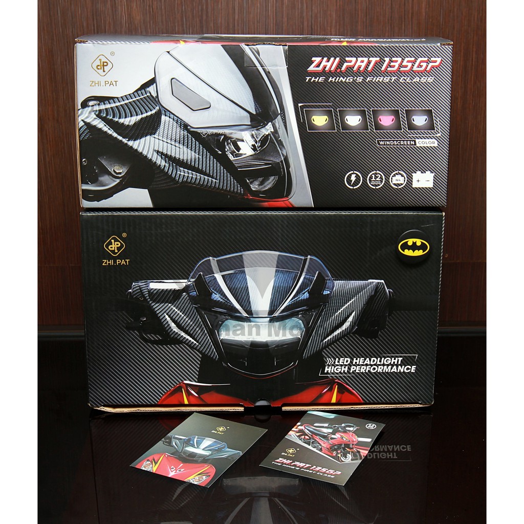 ZhiPat LC135 GP V1 Headlamp Carbon Smoke Visor | Shopee Malaysia