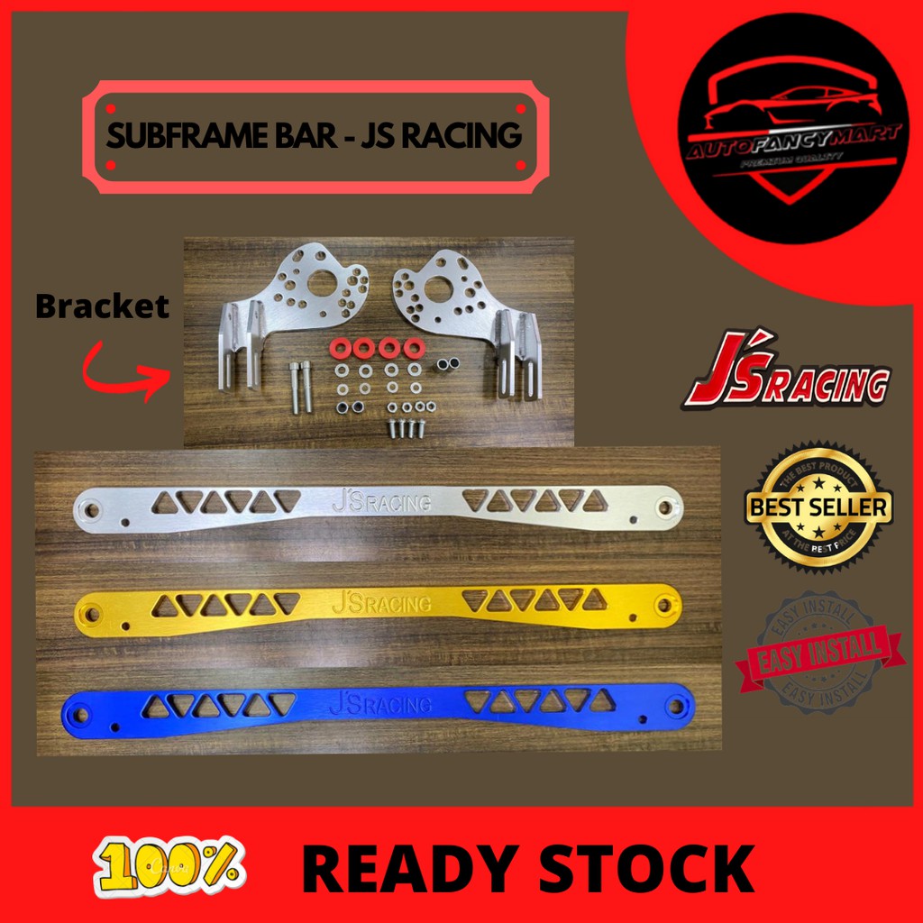 JS RACING SUBFRAME BAR Toyota Vios Honda City Jazz Hrv Saga BLM FLX ...
