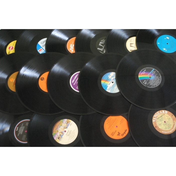 (GENUINE)1 pcs Random Piring Hitam Hiasan Seni Art Decoration Vinyl LP ...