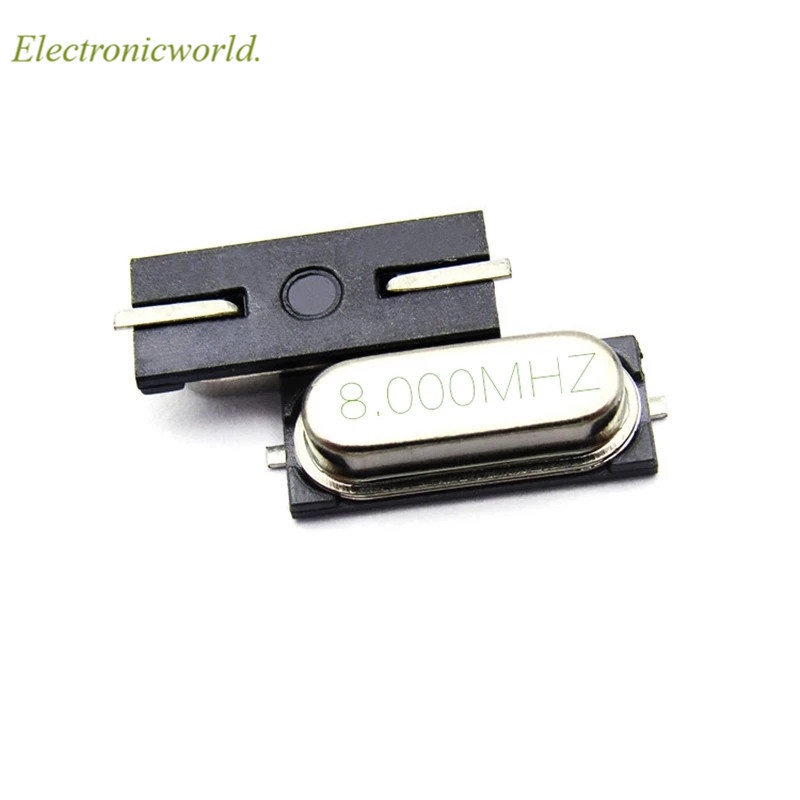 10PCS 4MHZ 6MHZ 8MHZ 12MHZ 16MHZ 20MHZ 24MHZ 25MHZ 26MHZ 27MHZ SMD Quartz Crystal Resonator ...