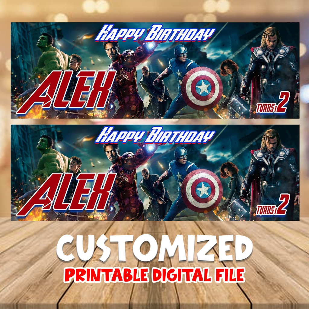 AVENGERS BIRTHDAY BANNER | Shopee Malaysia