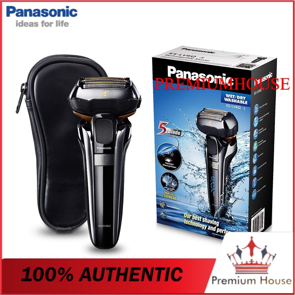 Panasonic 5-Blade Shaver with Multi-Flex 5D Head ES-LV6Q-S751 | Shopee ...