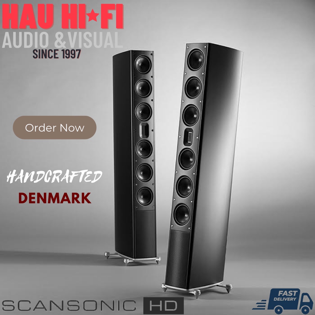 Scansonic MB-6B Floorstanding Speaker (Flagship) Handcrafted In Denmark ...
