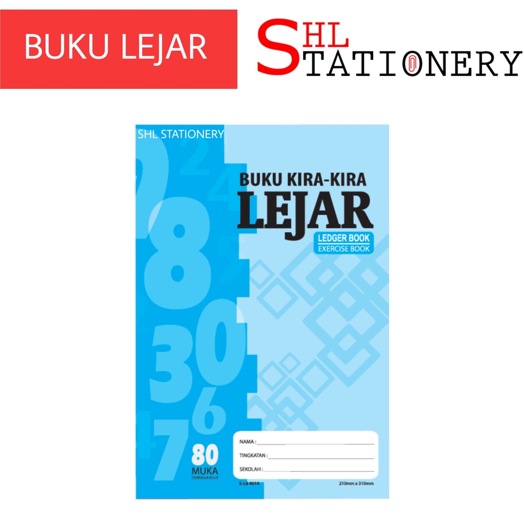 UNI Account Book Cash / Ledger / Journal Book 80 pages Buku Kira-Kira ...