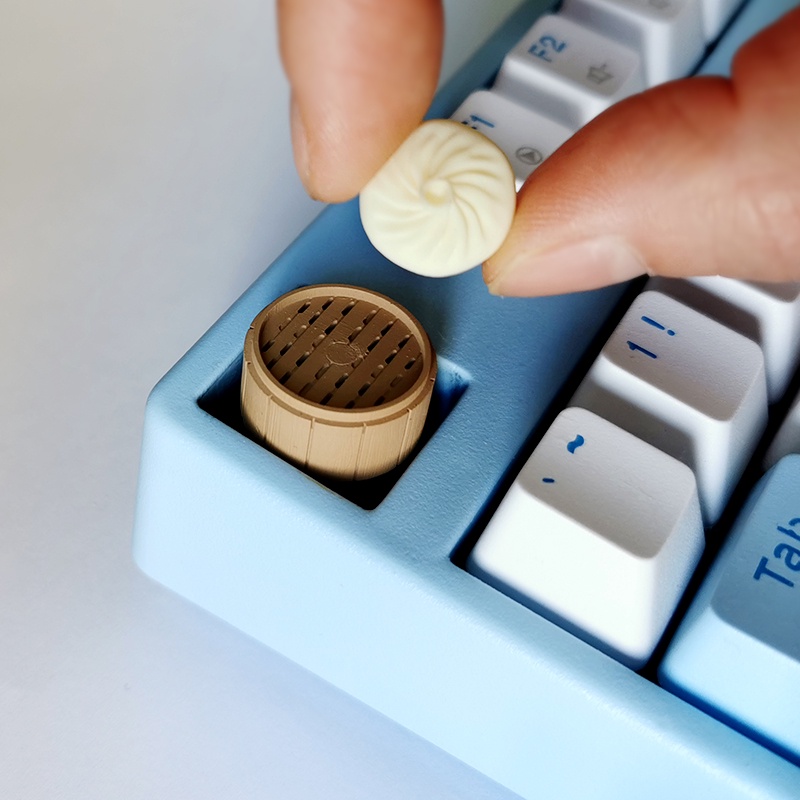 Gourmet Keycap Mechanical Keyboard Dedicated Bun Dumpling Resin ESC ...