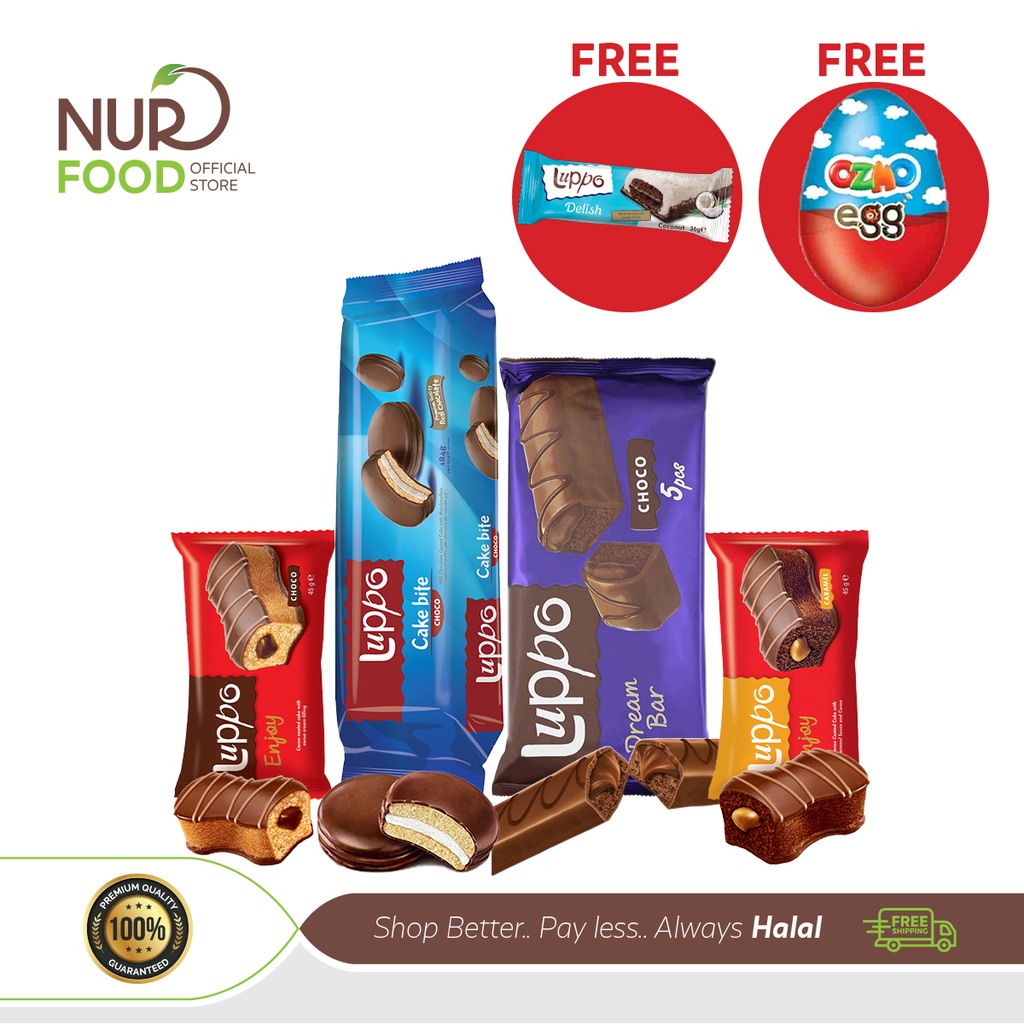 Luppo Chocolate Lovers Bundle with FREE GIFT | Shopee Malaysia