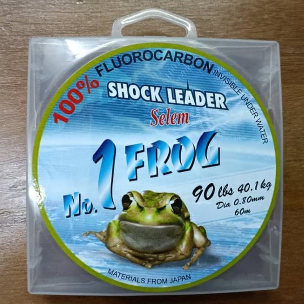 Perambut Hantu No1 Frog Shock Leader Invisible Under Water | Shopee ...