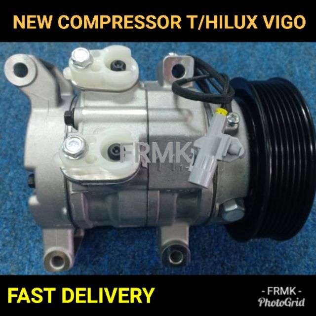 COMPRESSOR TOYOTA HILUX VIGO 7PK 2005-2012 (NEW) | Shopee Malaysia