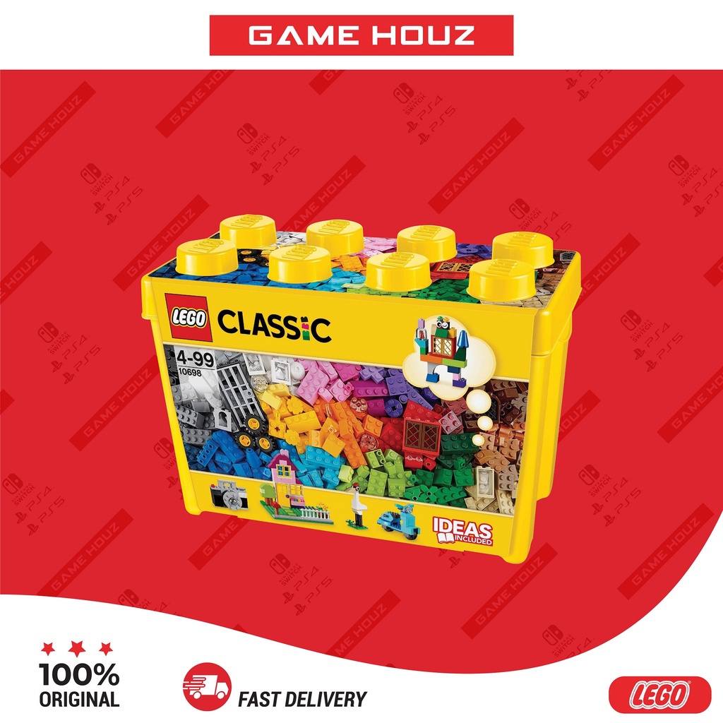 LEGO Classic Large Creative Brick Box (LG10698) | Shopee Malaysia