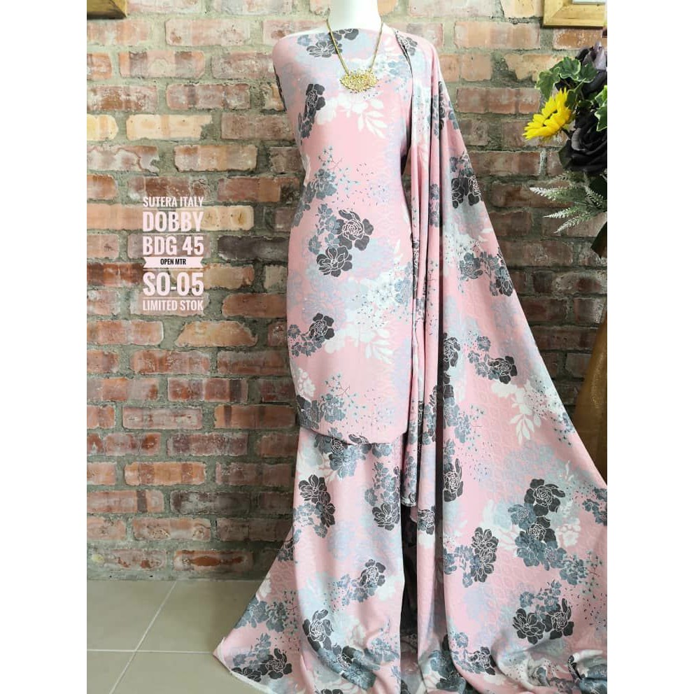 💖 Kain Pasang Ela Dobi Dobby Cotton Tenun Open Meter SO01-05 💖 | Shopee ...