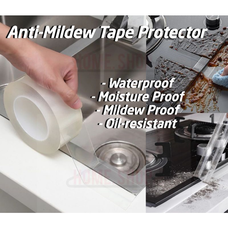 WALL SEALING WATERPROOF BATHROOM SHOWER TOILET KITCHEN CORNER LINE EDGE ...