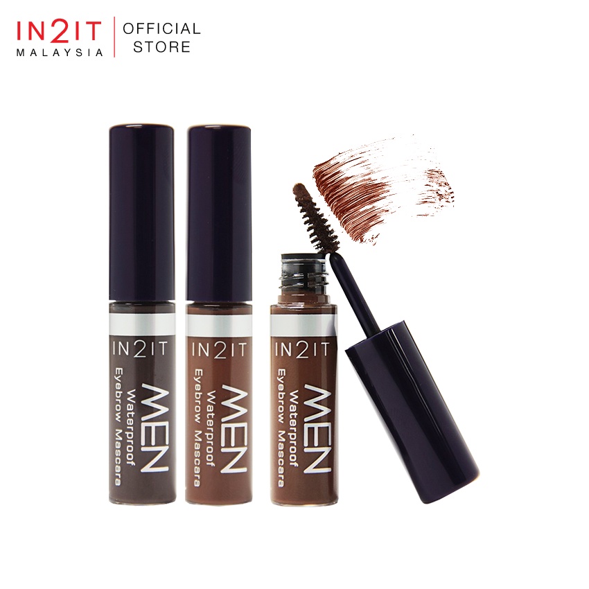 IN2IT Men Waterproof Eyebrow Mascara 6g (MMBM) [Halal Certified ...
