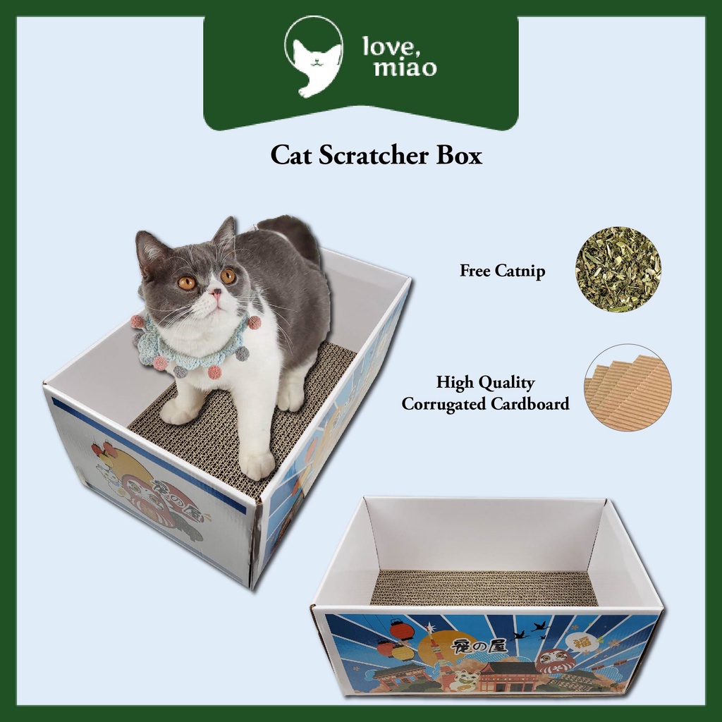 Foldable Cat Scratcher / Scratcher Box / Kotak Papan Pencakar ...