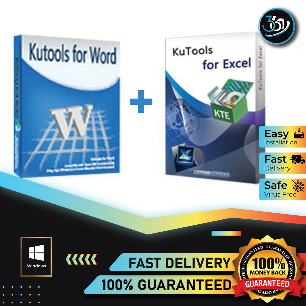 Kutools For Excel & Word 2021 [ MS Office : 2013, 2016, 2019 ] | Shopee ...