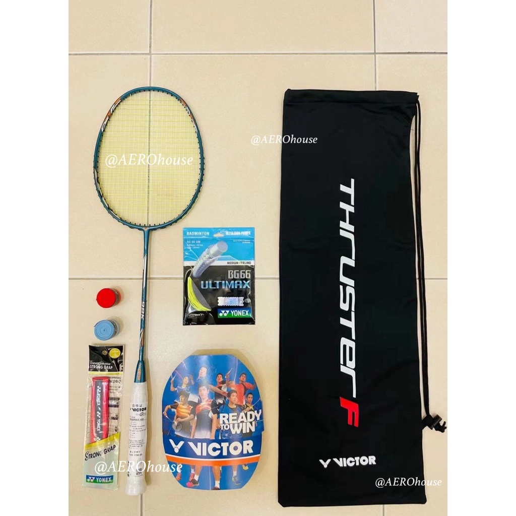 Victor AuraSpeed 98k BADMINTON RACKET MAX 28LBS (STRUNG) | Shopee Malaysia