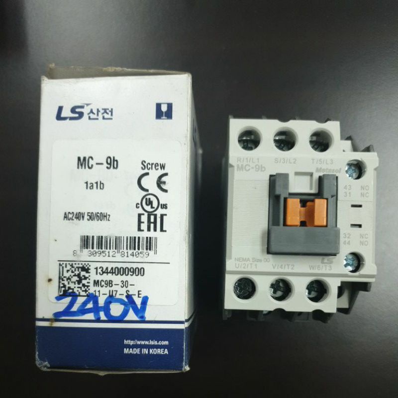 LS MC-9b 1a1b metasol magnetic contactor ac240v 50/60hz made in korea ...
