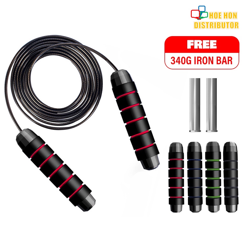 Weight Bearing Skipping Rope / Jumping Steel Wire Cable Gym Fitness ...