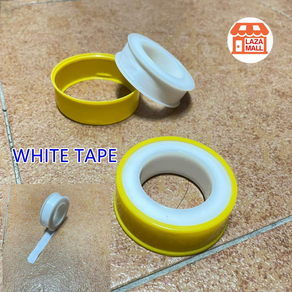 7m / 10m white tape avoid leaking gas / water pipe pita putih air paip ...