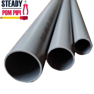 1/2"(15MM) 3/4"(20MM) 1"(25MM) PVC PIPE CLASS D CLASS 6 / PAIP AIR PLASTIK / PAIP KELABU (1 FEET ...