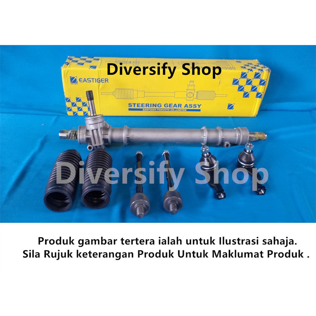 Perodua Kancil 660 & 850 New Steering Rack Assy with Steering Rubber ...