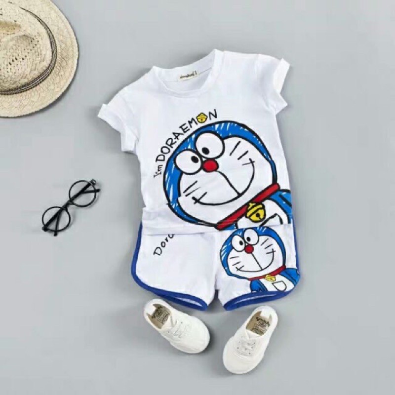Lovely doraemon baby boy and girl clothes (all sizes) | Shopee Malaysia