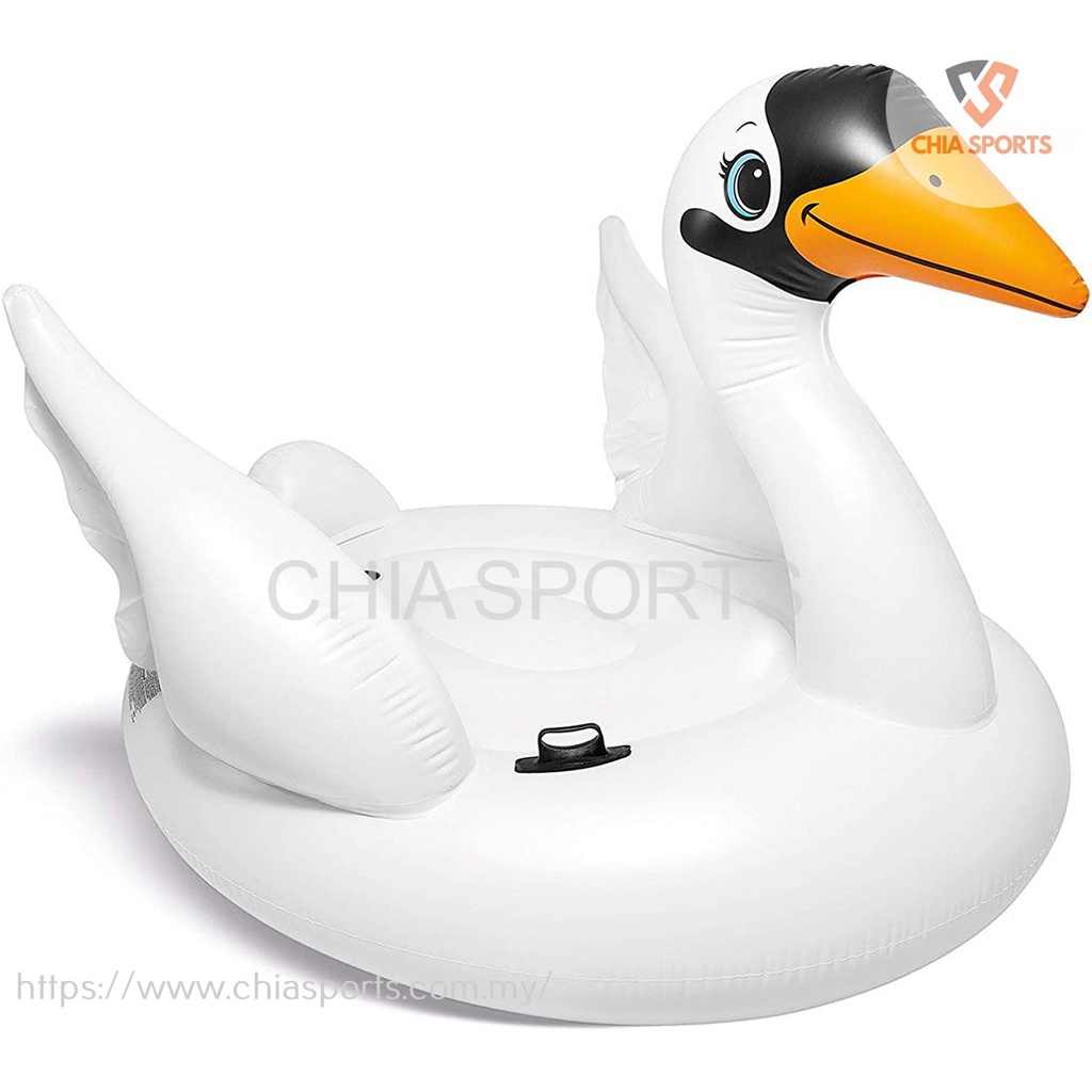 Intex 57287 Mega Swan Island Big Double Water Floating Row Floating Bed ...